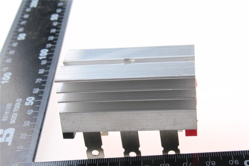 1X 50A Amp 1000V 3 Phase Diode Heatsink Base Metal Case Bridge ...
