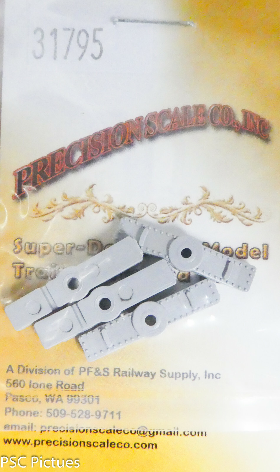 Precision Scale HO #31795 Bolsters, Car Body, w/2/56" Holes (Plastic ...