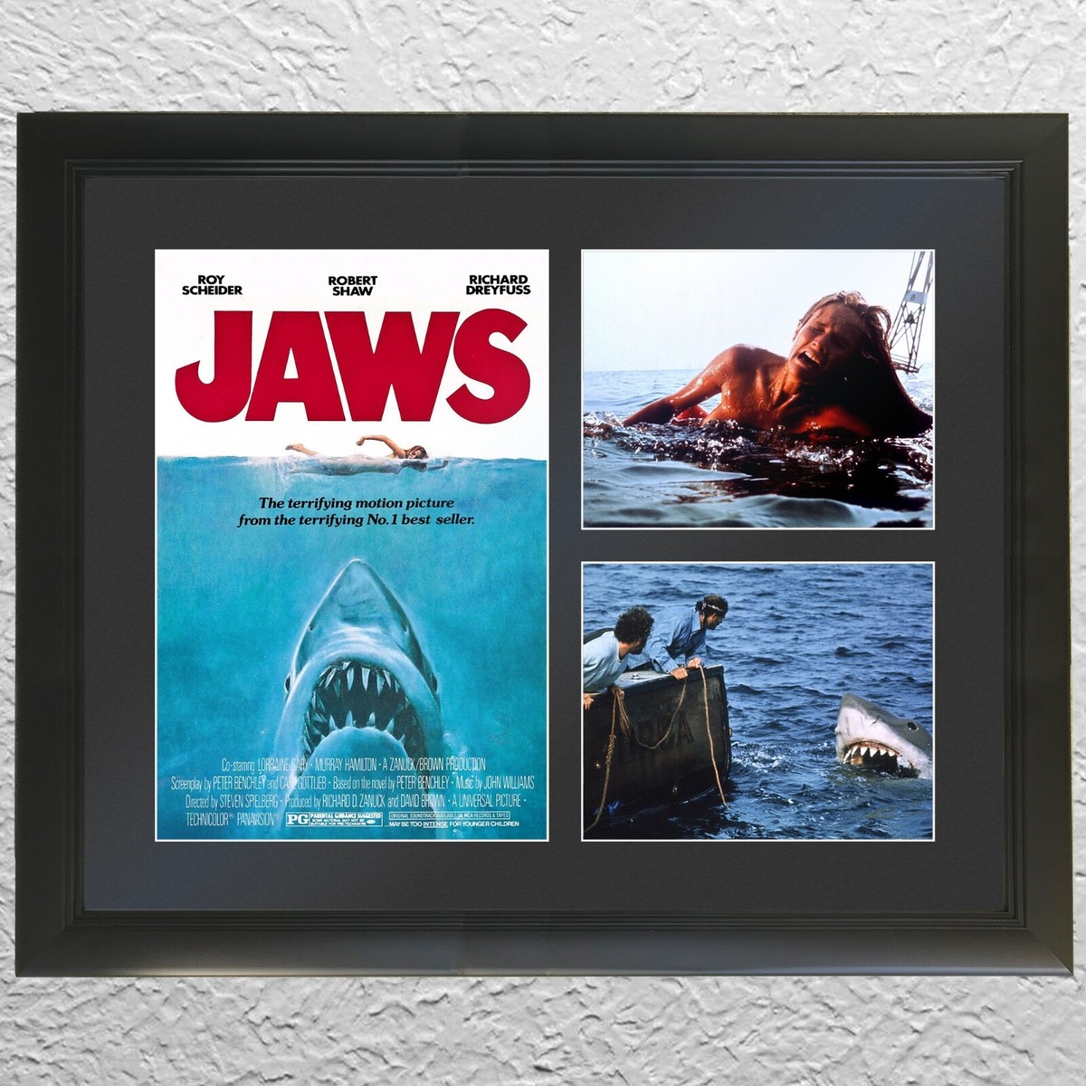 Richard Dreyfuss Signed Jaws Poster Jsa Ebay Richard Dreyfuss