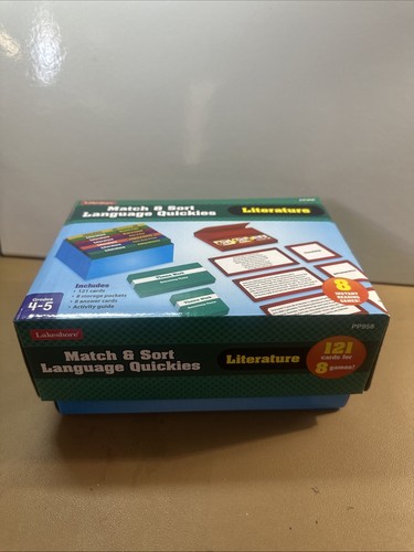 Lakeshore Vocabulary 8 Games Match & Sort Language Quickies Grades 2-3 ...
