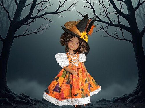 Halloween Witch 14.5 inch Ruby Red Ensemble-Outfit Only (or similar ...