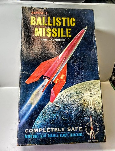 Boomer Christmas Gift-Vintage 1950s Rocket Set Unused With Original Box ...