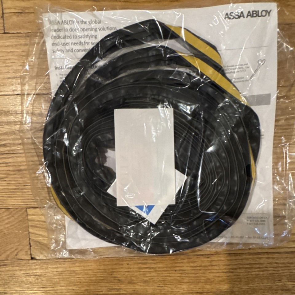 ASSA ABLOY Pemko Siliconseal Adhesive Silicone Gasketing Black Door ...