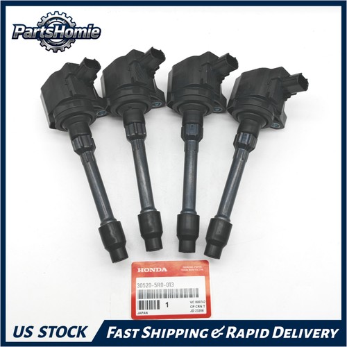 OEM 4Pcs Ignition Coil 30520-5R0-013 for 2015-2021 Honda Civic Fit 1.5L ...
