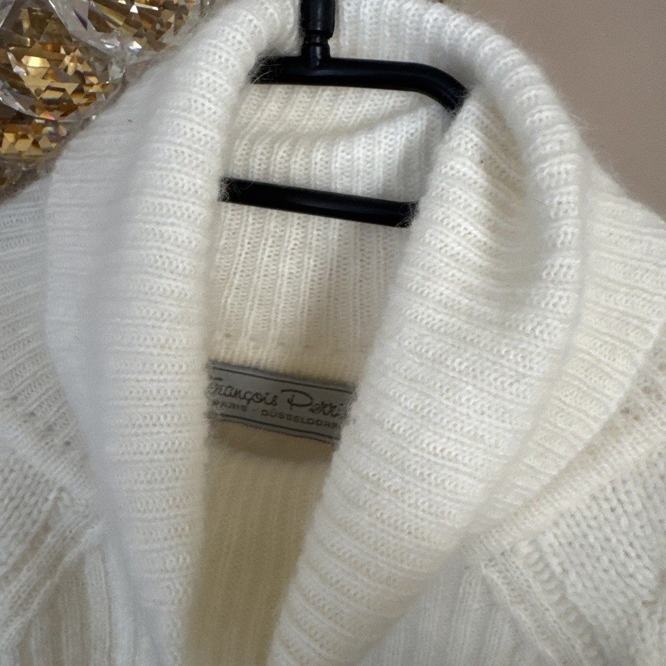 Francois Perrin Damen Pullover Farbe Creme Gr,L Neu 40./. Angora 50 ...