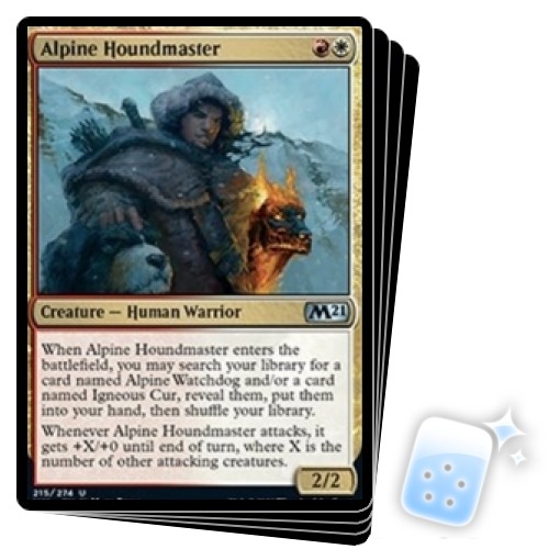 ALPINE HOUNDMASTER X4 Core Set 2021 M21 Magic MTG MINT CARD | eBay