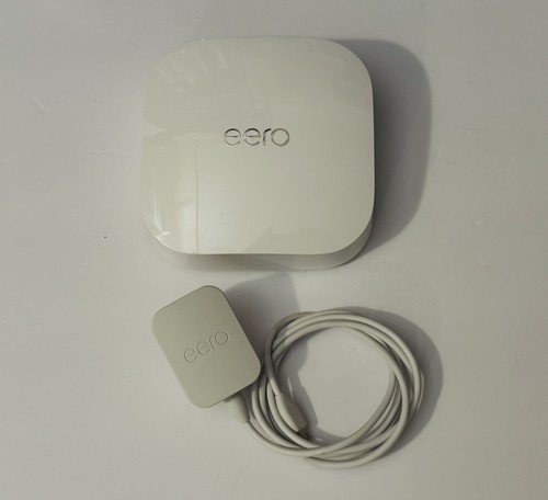 EERO Pro 6E Tri-Band Mesh Wi-Fi 3 piece lot Powered By Frontier S010001 ...