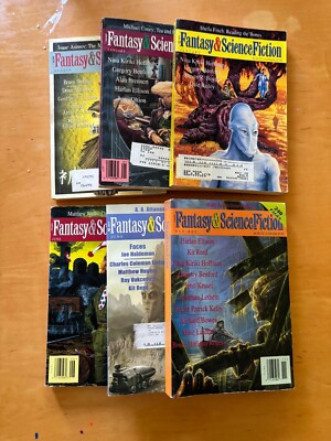 Fantasy And Science Fiction, Lot of 6 From The 90s. | eBay