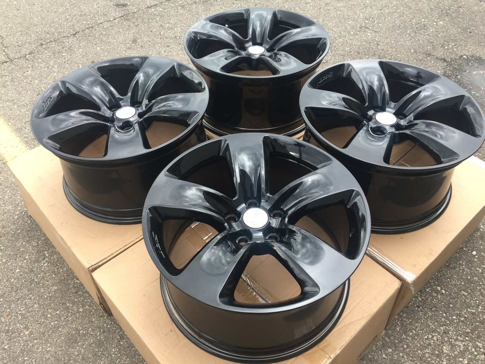 20" Jeep Grand Cherokee SRT Goliath Dodge Durango RT 4 Wheel Set OEM ...
