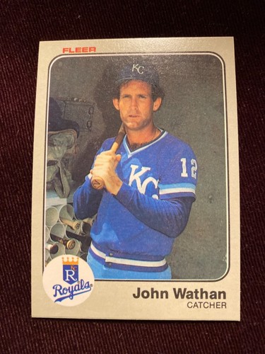 1983 Fleer #126 Royals John Wathan Baseball Card | eBay