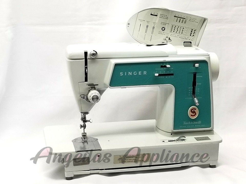 SINGER 628 Touch & Sew Sewing Machine Deluxe Zig Zag Parts ...