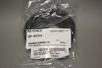 KEYENCE NEW OP-87274 CONNECTOR CABLE | eBay