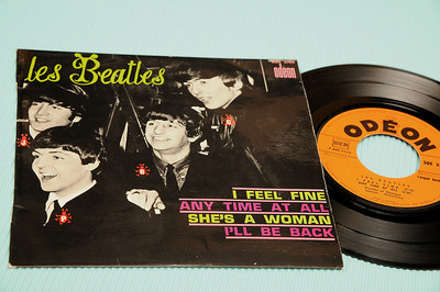Beatles EP I Feel Fin Orig France 1964 EX Laminated Cover 4 Chansons ...