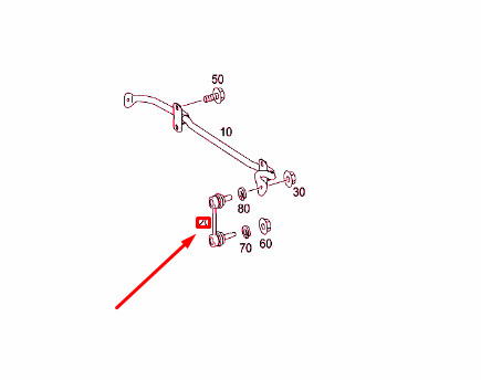 Mercedes-Benz R Ml GL GLS GLE W164 Rear Stabilizer Sway Bar Link ...