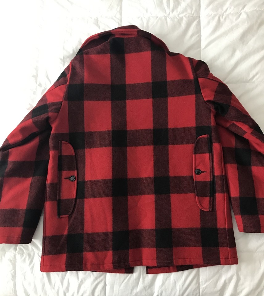 Bemidji Woolen Mills Superior Heavy Lined Hunting Coat Wool Jacket 44 ...