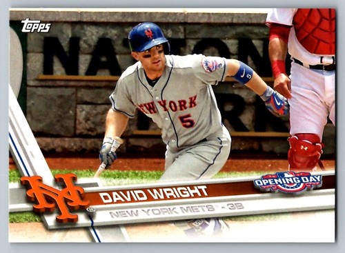 2017 TOPPS OPENING DAY DAVID WRIGHT NEW YORK METS #38 | eBay