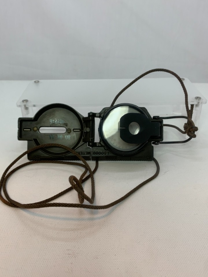 1978 U.S. Military Magnetic Compass/Case Stocker & Yale NSN 6605-00-151 ...