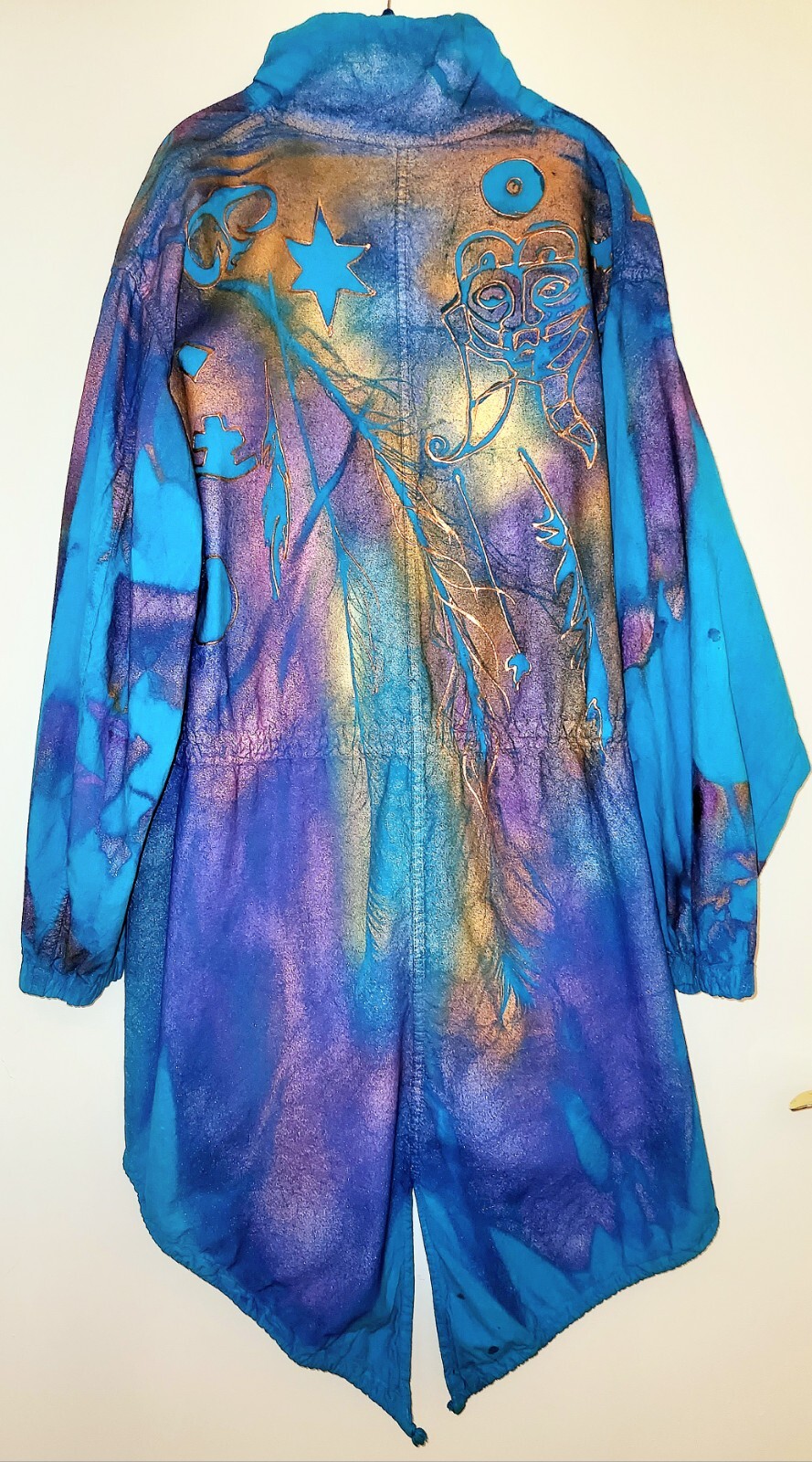 VINTAGE FINE ART APPAREL BY SANDRA HAND PAINTED DRAWS… - Gem