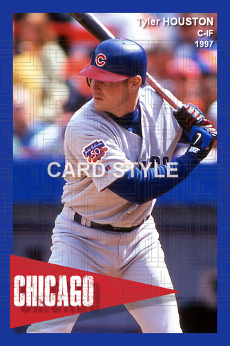 Tyler Houston - 1997 Chicago Cubs - choose a size - full color print | eBay