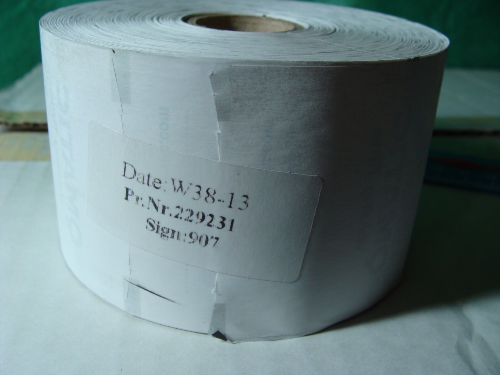 Q-MATIC 10900085 THERMAL TICKETROLL 2000 TICKETS/ROLL 24 ROLLS PER BOX ...