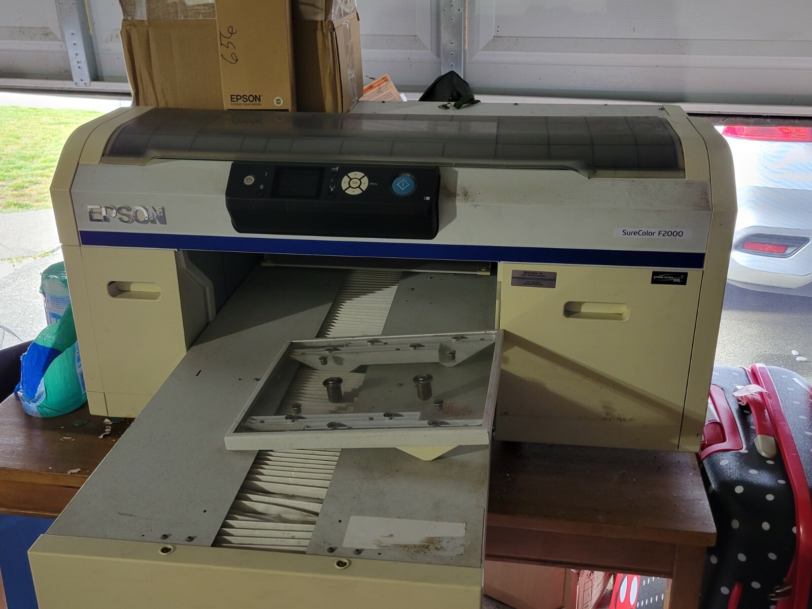 Epson Surecolor F2000 Direct to Garment Printer with Ink Cartridges | eBay