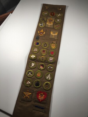 25 1930's Type C Merit Badge Air Scout Tenderfoot Life Scout Dog BSA ...