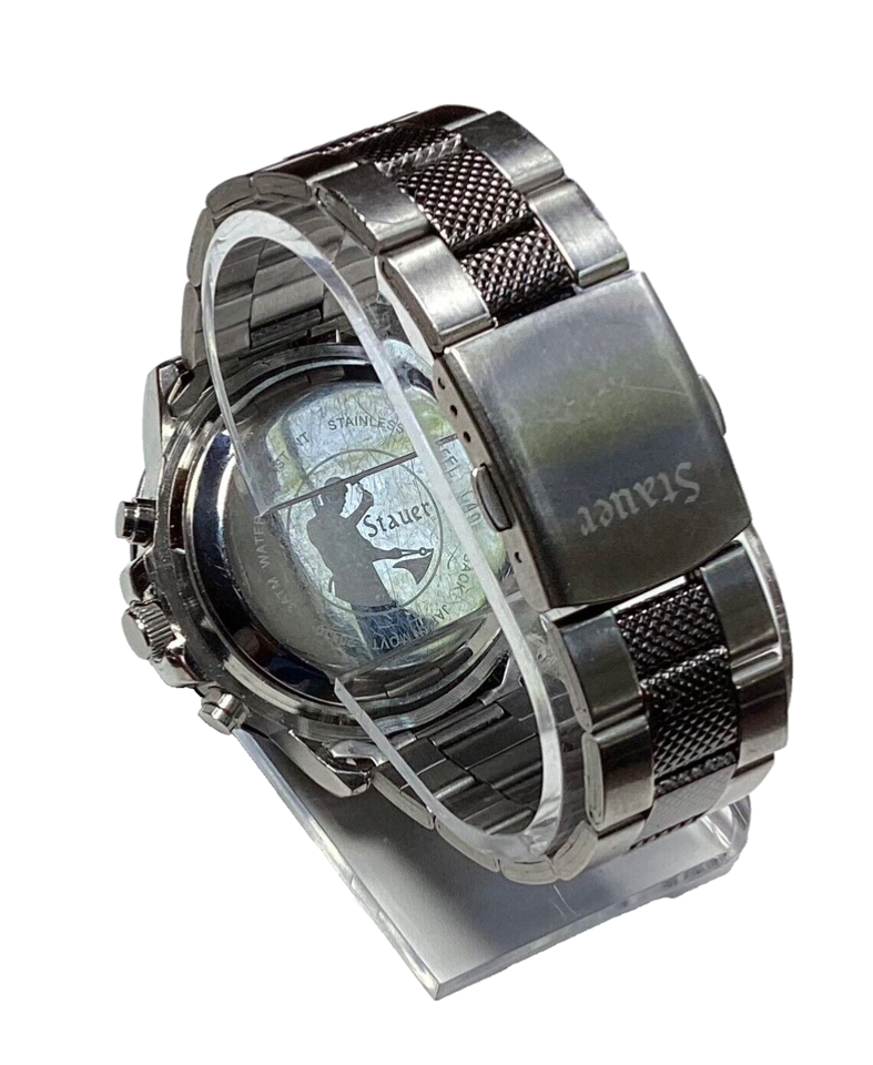 Stauer Men's Watch Chronograph Tachymeter Rotating Bezel WR 30M New ...