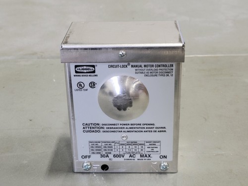 Hubbell Manual Motor Controller HBL, 30A, 600V | eBay