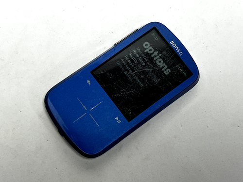 Sandisk Sansa Fuze + 8GB MP3 RADIO Player Plus Blue - TESTED | eBay