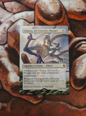 Magic the Gathering Ulamog, the Ceaseless Hunger Hand Painted Custom ...