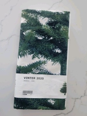 IKEA VINTER 2020 Pre-cut Fabric 59" X 87" Christmas Tree Cotton New | eBay