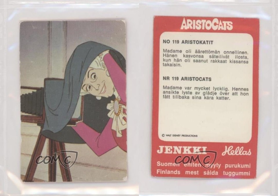1972 Jenkki Hellas Disney AristoCats Aristocats #119 f5h | eBay