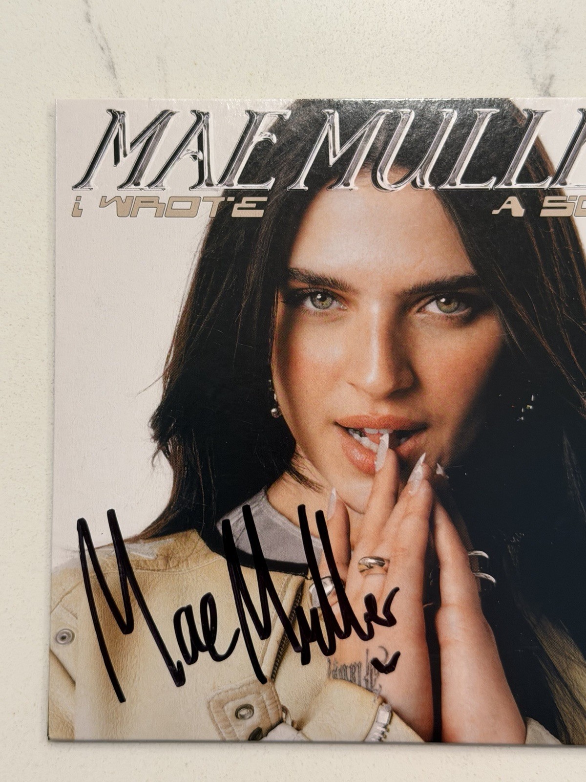 MAE MULLER -I WROTE A SONG UK SIGNED CD 500 ONLY. NEW. Eurovision ...