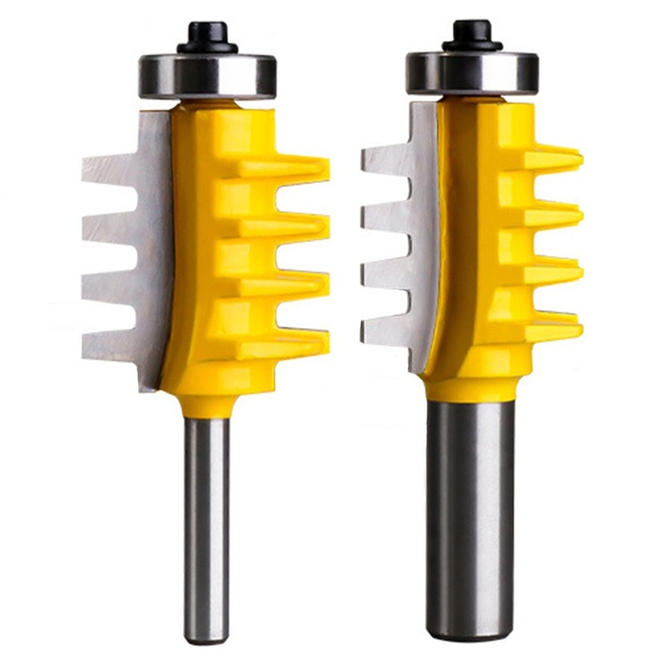 Woodworking Tenon Joint Router Bit Conical Tooth Cutter for Smooth ...