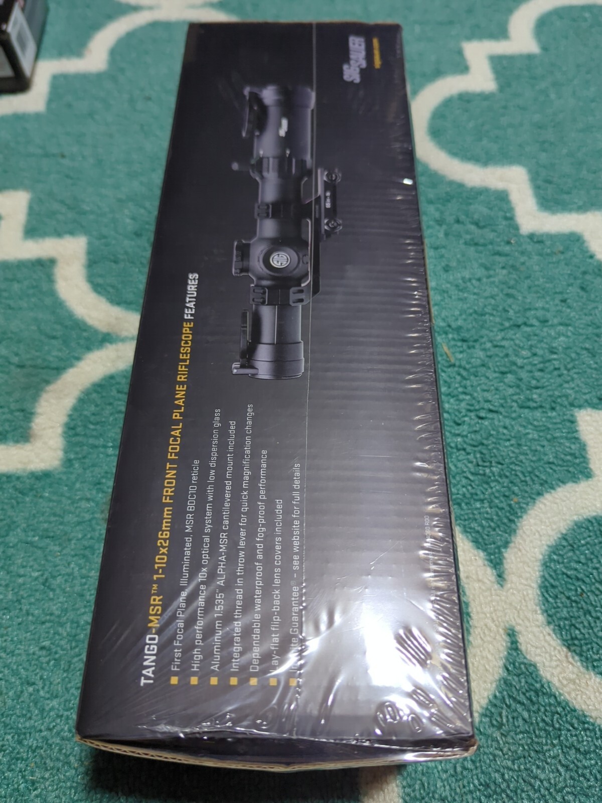 Sig Sauer TANGO MSR 1-10x26mm FFP Rifle Scope with MSR BDC10 Reticle ...
