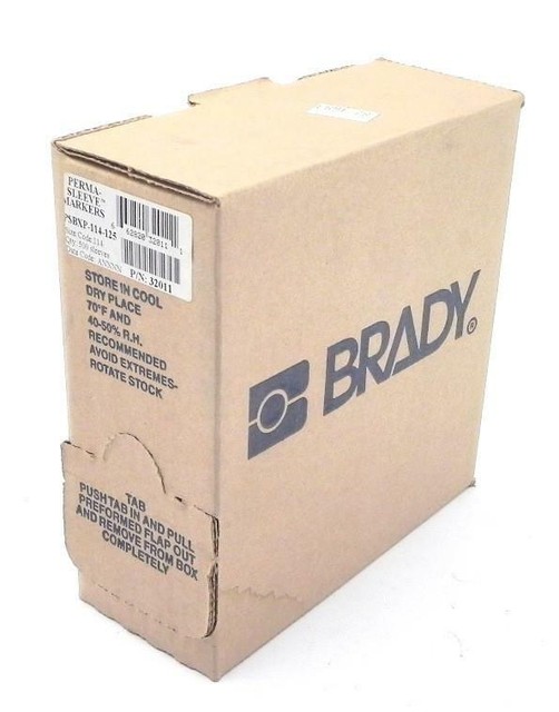 Brady Psbxp-114-125 Ls2000 BradyMarker Series PermaSleeve Polyolefin ...