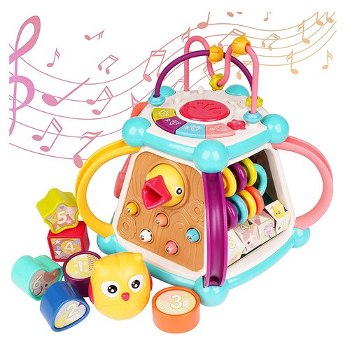 Learning Educational Musical Activity Center Cube Toy For Kids Play Unique Game | eBay