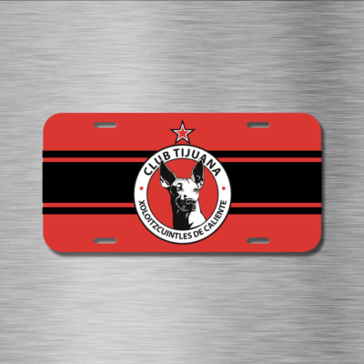 Club Tijuana FC Mexican Soccer Futbol Mexico Vehicle License Plate Car ...