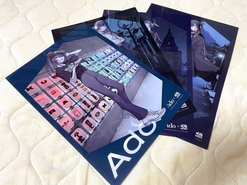 Ado Kura Sushi Collaboration A3 Size Clear Poster Limited Quantity ...