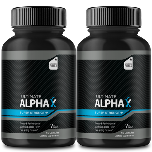(2 Pack) Ultimate Alpha X Male Health Pills to Boost Stamina and Energy ...
