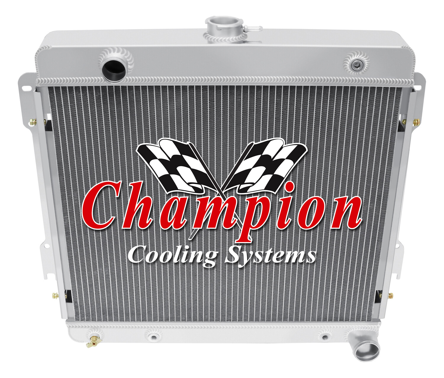 3 Row Western Champion Radiator for 1971 1972 1973 1974 Dodge B100 Van ...