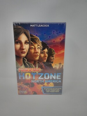 Pandemic Hot Zone North America Family Cooperative Board Game NIB NEW ...