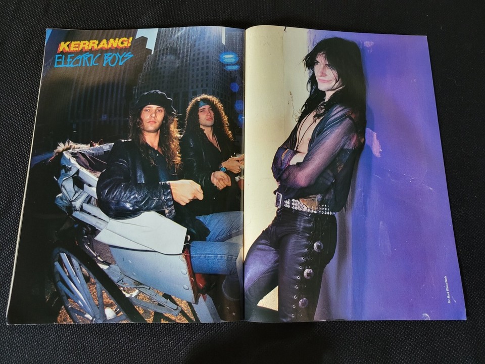 Kerrang! Magazine, Dec 8, 1990, Issue 319, Anthrax, Tesla, Carcass ...