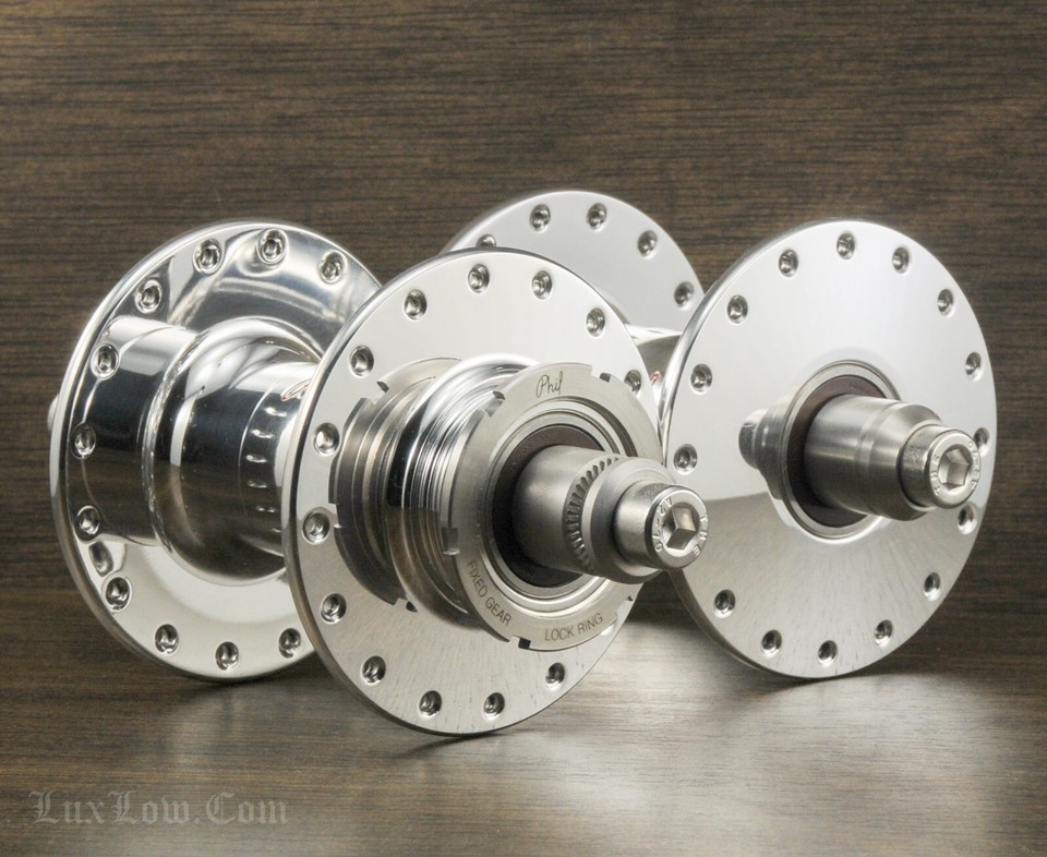 Phil Wood Track Bike HUBS 32h HighFlanged Classic Pro SLR Fixed Gear ...