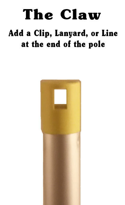 Jr. Claw TICKLE STICK Catch Lobster bug claw net bully pole bag dive ...