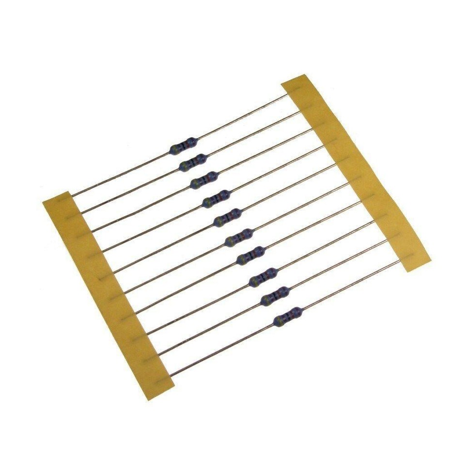 10 Resistance 1.2K 0.6W TK25 0.1% MF0207 Metal Film Resistance 1.2KOhm ...