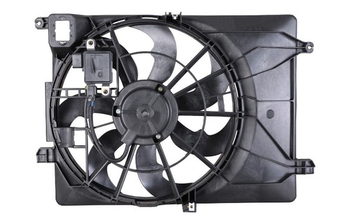 New Premium Fit Radiator And Condenser Fan Assembly With One Big Fan ...