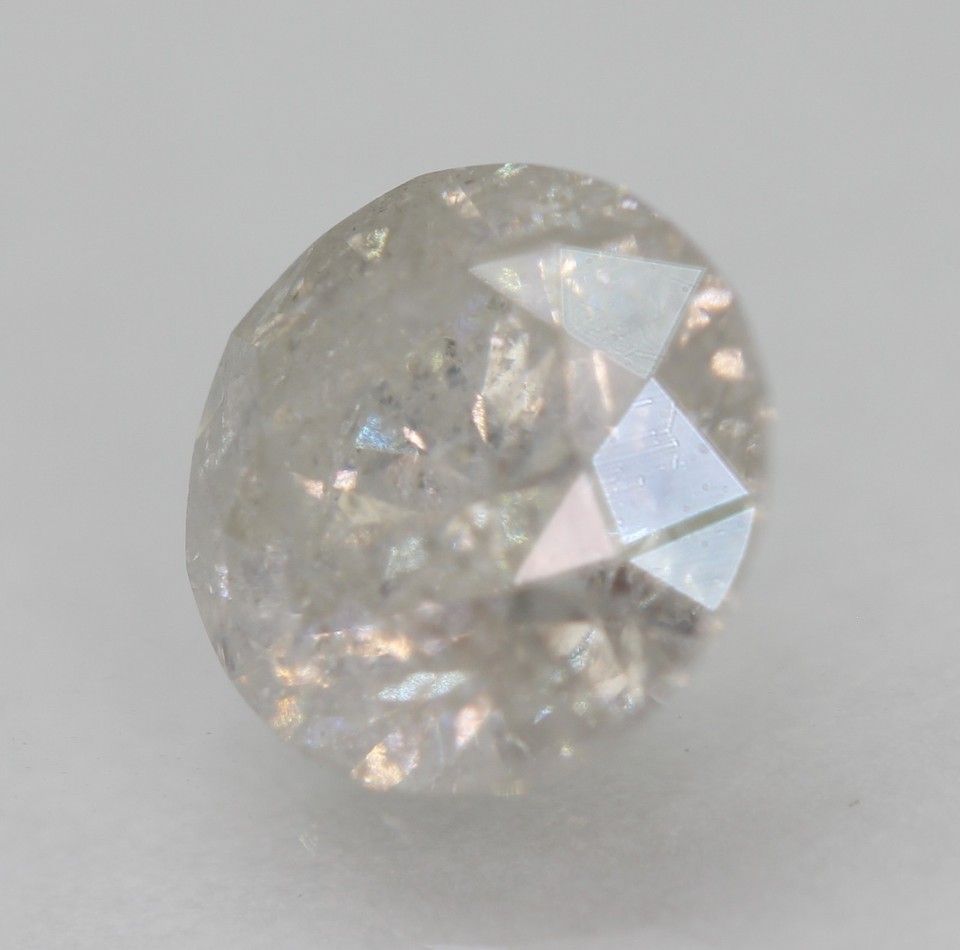 0.82 Carat I Color Round Brilliant Natural EARTH MINED Diamond 5.81mm W ...