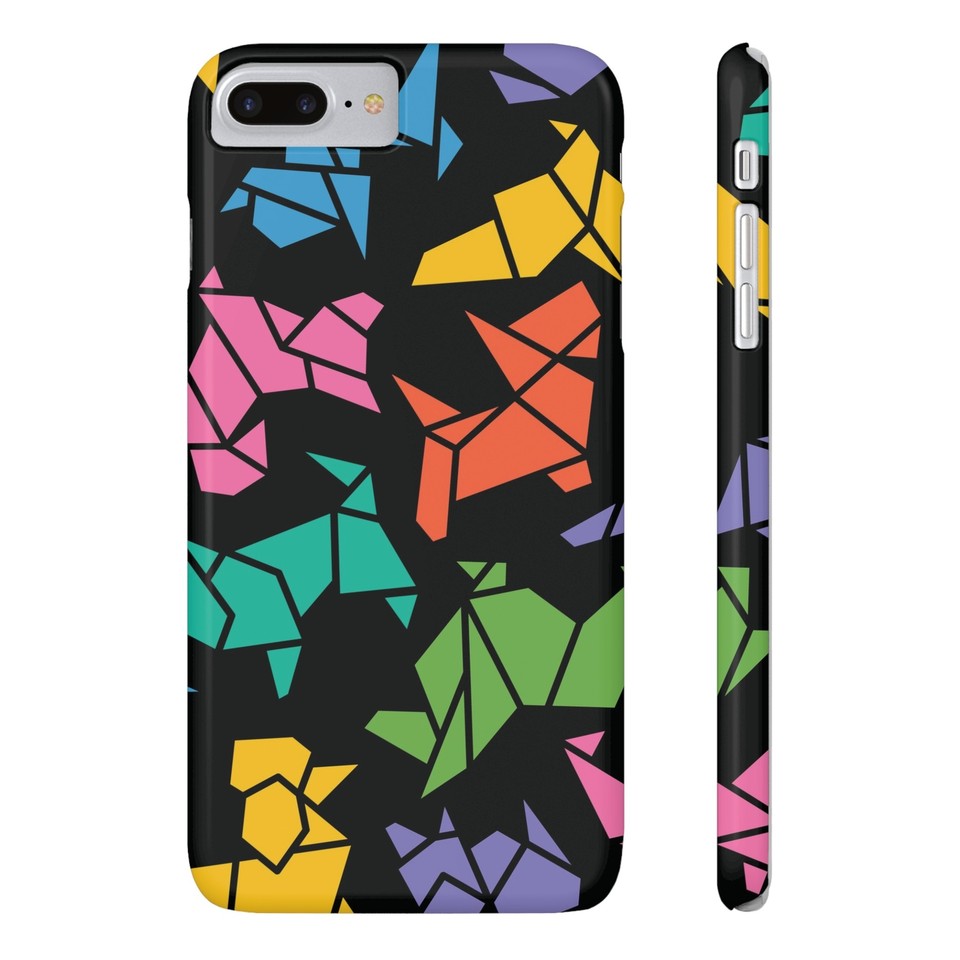 Vector Seamless Background of Dog Origami Slim Phone Cases | eBay