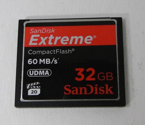 SanDisk Extreme 32GB 60MB/s UDMA Compact Flash CF Tested Erased | eBay